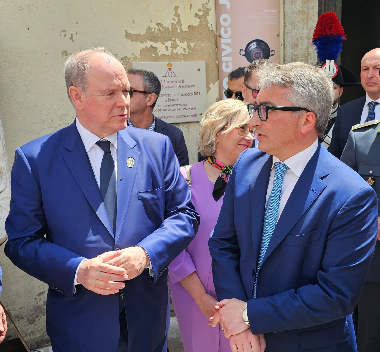 Irsina accoglie il Principe Alberto II di Monaco: “Una giornata storica ...