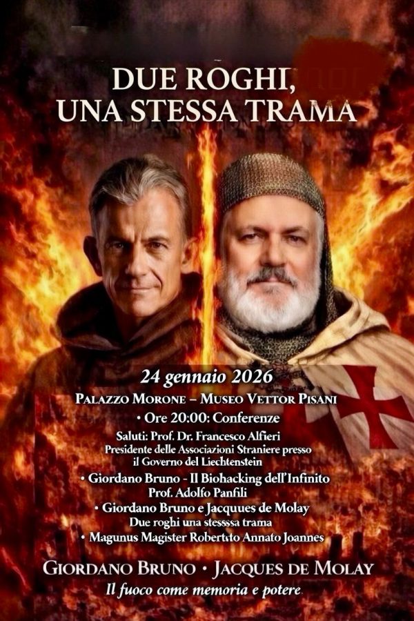 Caggiano celebra Giordano Bruno e Jacques de Molay tra storia, memoria ...